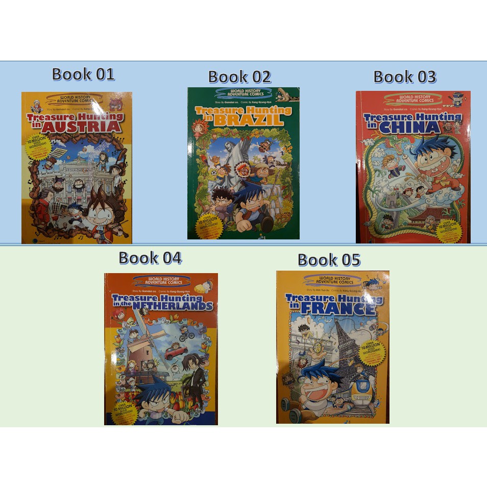 World History Adventure Comic - Treasure Hunting in Australia, Brazil ...