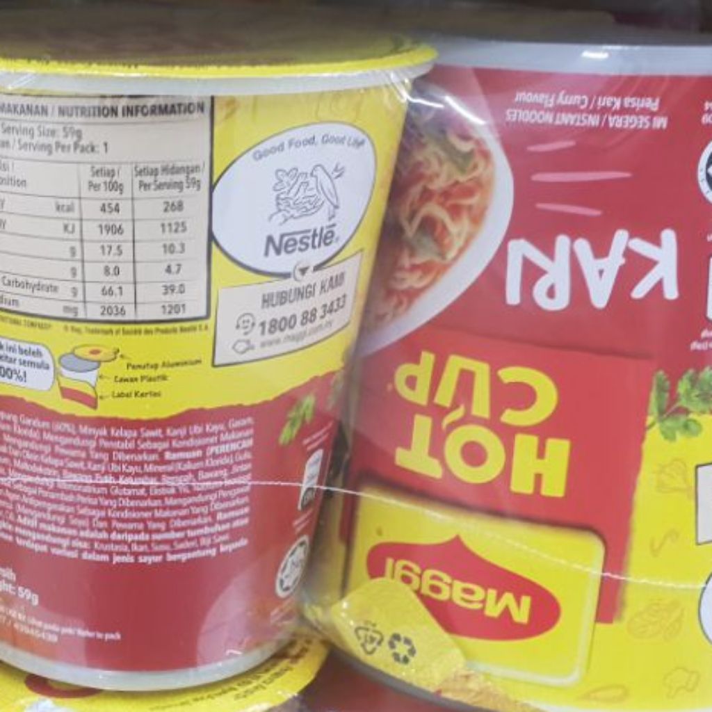 2 packets - Maggi Soto Ayam, Sup Tulang Berempah, Tom Yam & Kari - 5 ...