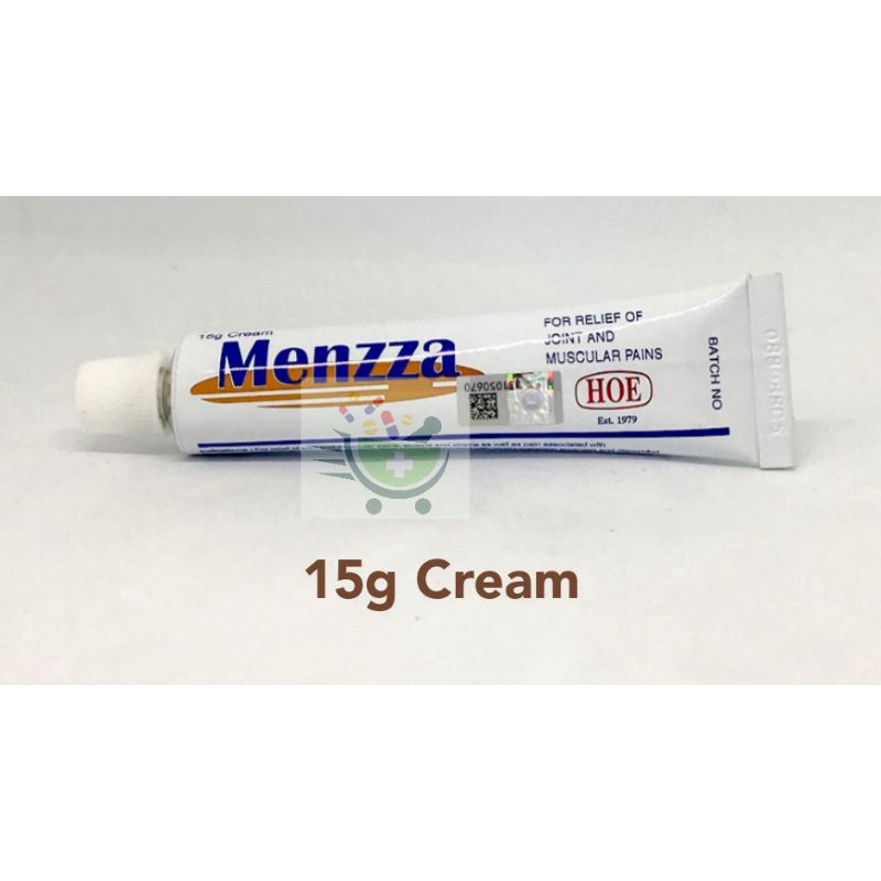 Menzza 15g Cream-Untuk sakit sendi & otot(Relief of Joint & Muscle pain ...