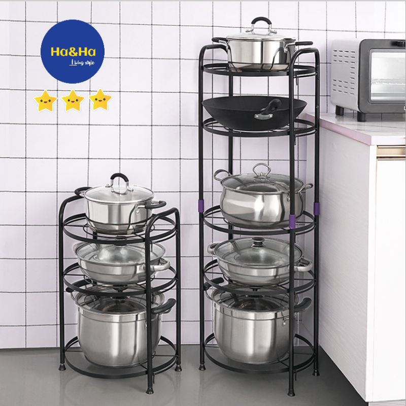 🔥[Ready stock]🔥Kitchen pot pan rack/ Rak kuali periuk dapur | Shopee ...