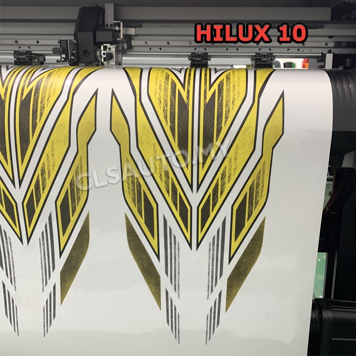 Toyota Hilux Revo Body Sticker Set Design 10 Automotive Accessories ...