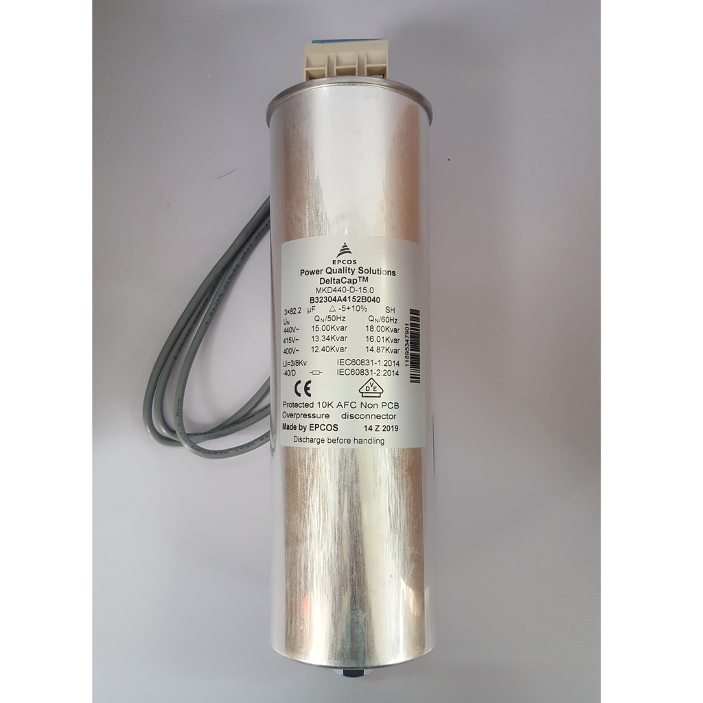EPCOS CAPACITOR BANK 15KVAR 440V POWER CAPACITOR C/W CABLE | Shopee Malaysia