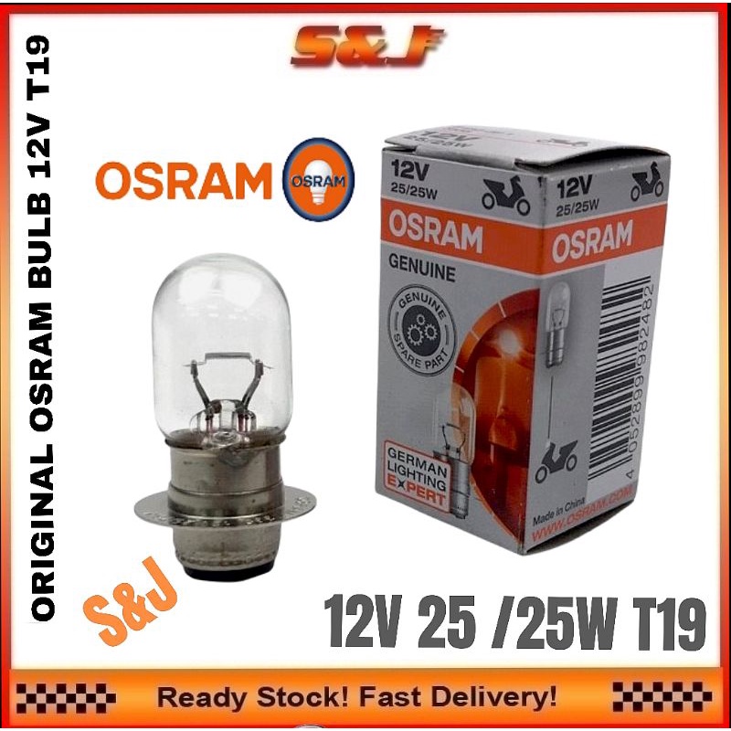 OSRAM BULB 12v 25/25 T19 7337 MENTOL DEPAN For LC135 V1V2V3 SRL Y125Z ...