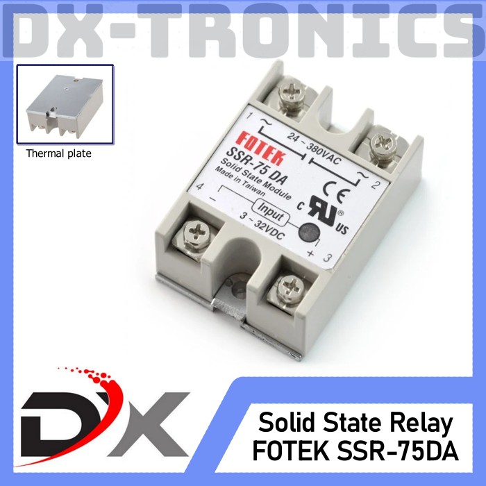 Fotek SSR-75DA Solid State Relay Fotek 75 Ampere SSR 75DA Amper | Shopee Malaysia