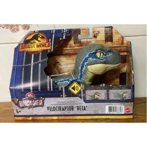 Jurassic World Dominion Uncaged Rowdy Roars Velociraptor Beta Shopee