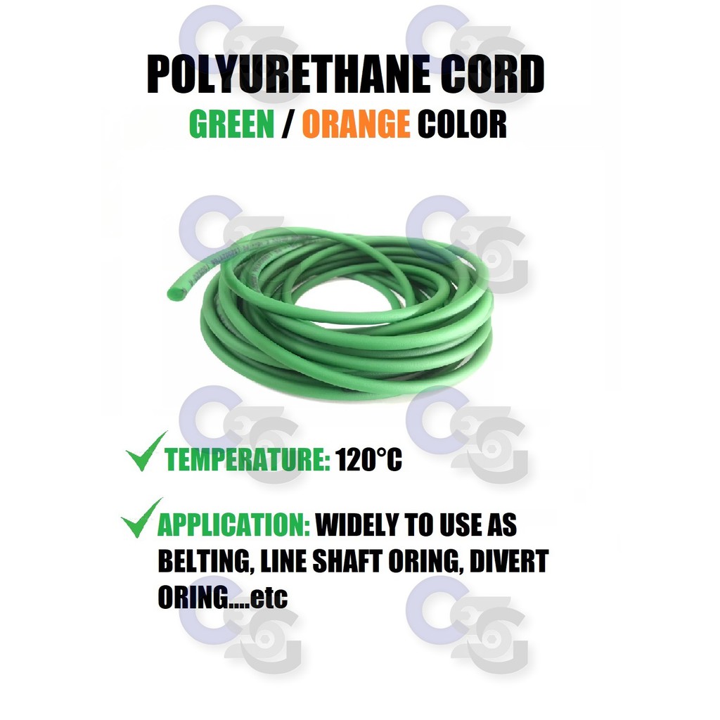PU Cord Belting-Green PER METER READY STOCK | Shopee Malaysia