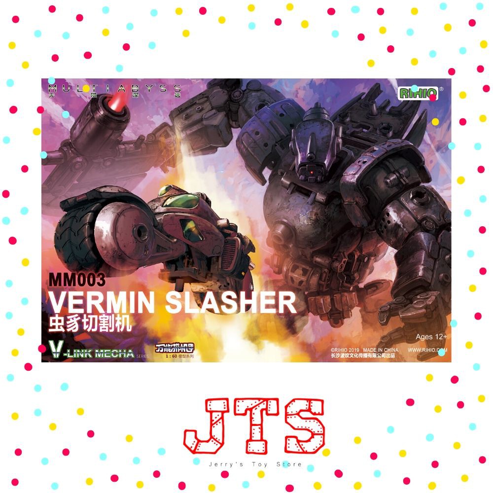 JTS RIHIO Vermin Slasher MM003 V-Link Mecha Robot Non Gundam 1/60 V ...