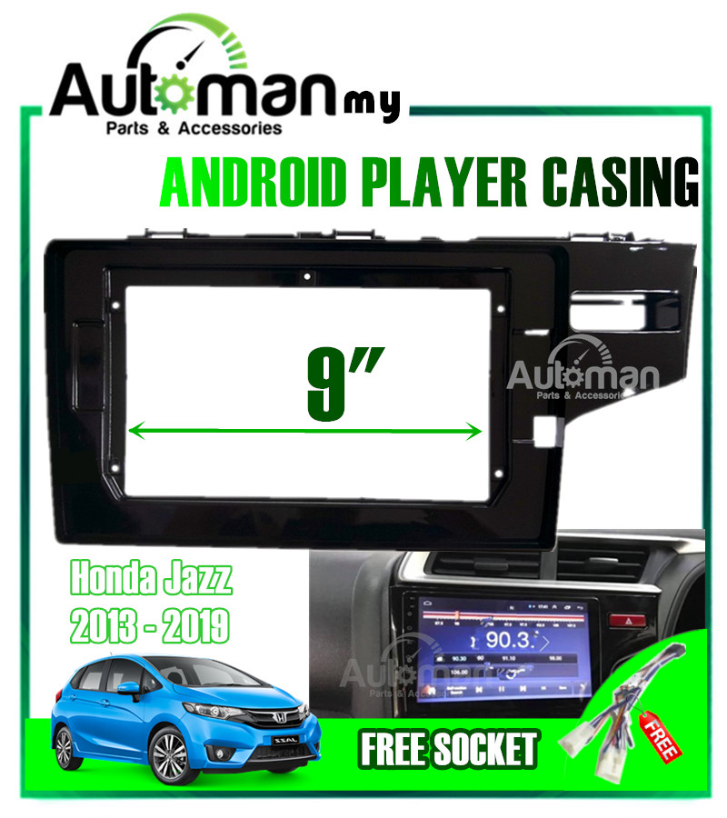 Honda Jazz 2014 - 2018 Dashboard Audio Android Player Radio FM Casing ...