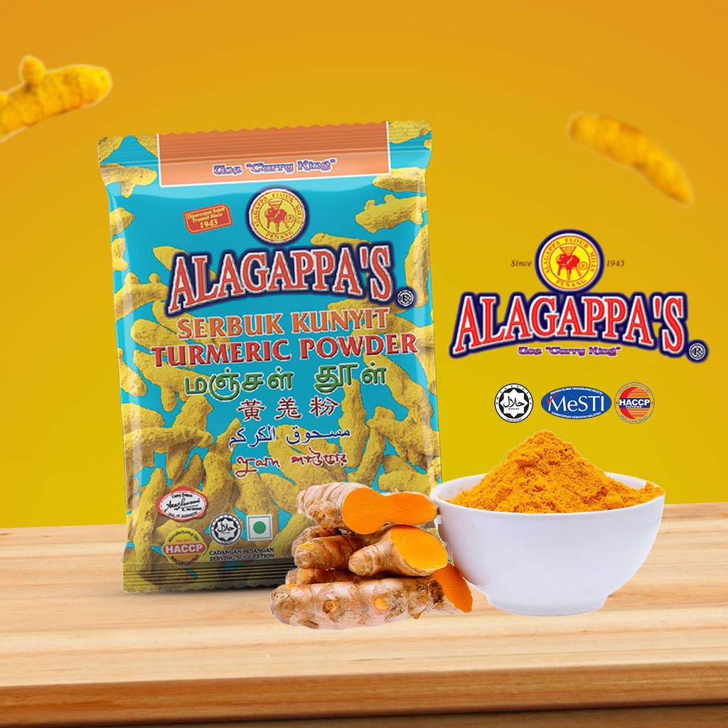 Alagappa's Original Serbuk Kunyit / Alagappa's Original Turmeric Powder ...