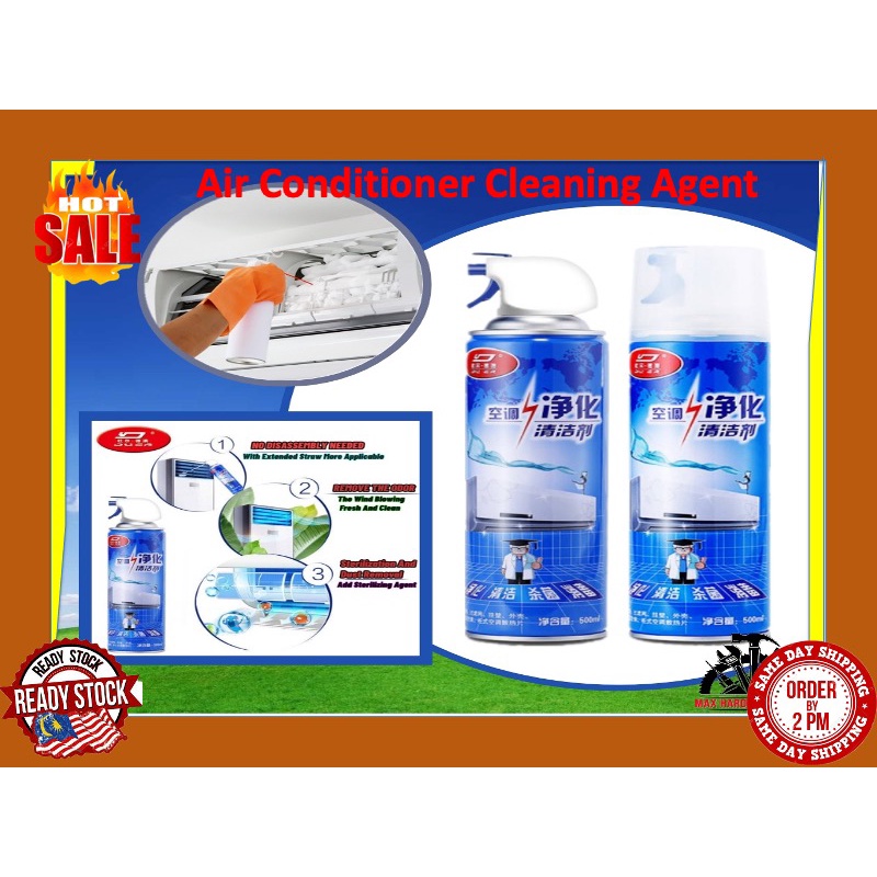 500ml Air Conditioner Cleaning Spray Clean Aircond Air Conditioner ...