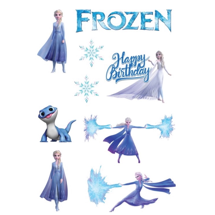 FROZEN ELSA ONLY Cake Topper Cupcake Topper Kek Topper | Shopee Malaysia
