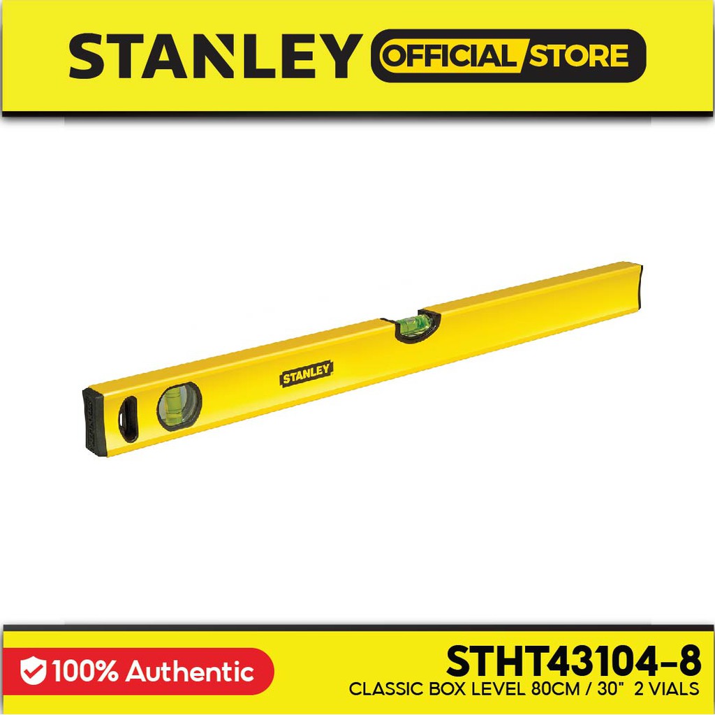 STANLEY Classic Box Level (80cm/30" 2 Vials) STHT43104-8 | Shopee Malaysia