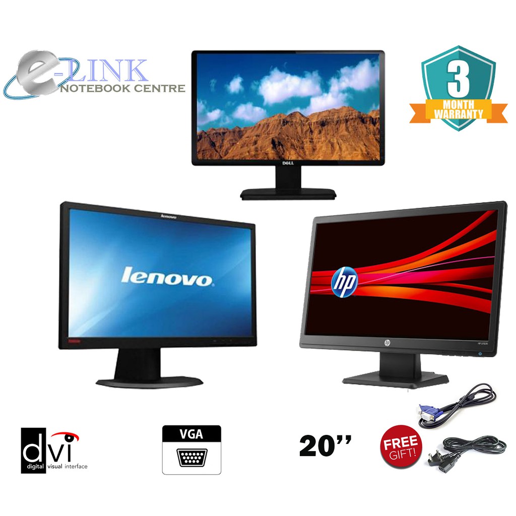 (GRADE A REFURBISHED ) 20'' INCH LCD / LED SCREEN MONITOR BY BRAND AND ...