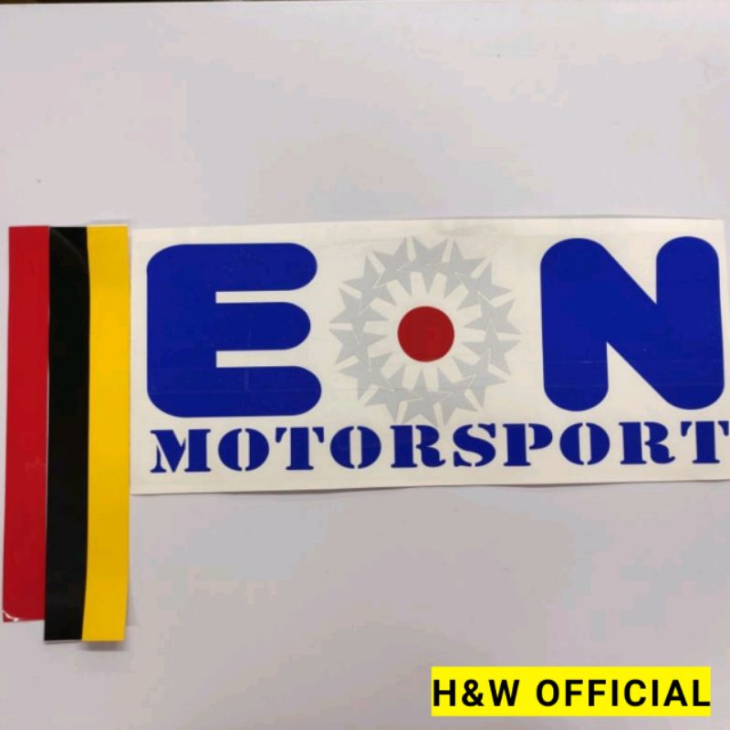 Proton EON MOTORSPORT Sticker Reflective 3M Sticker Original Design Foc ...