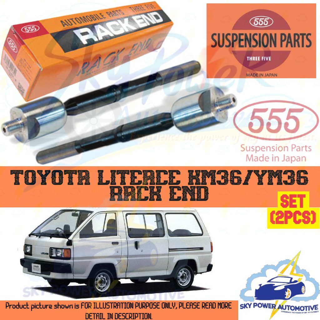 TOYOTA LITEACE (KM36/YM36) 555 JAPAN BRAND STEERING RACK END (SET 2PCS ...