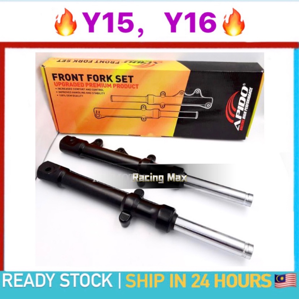 YAMAHA Y15 YSUKU Y16ZR Y15ZR FRONT FORK ASSY APIDO FORK DEPAN COMPLETE ...