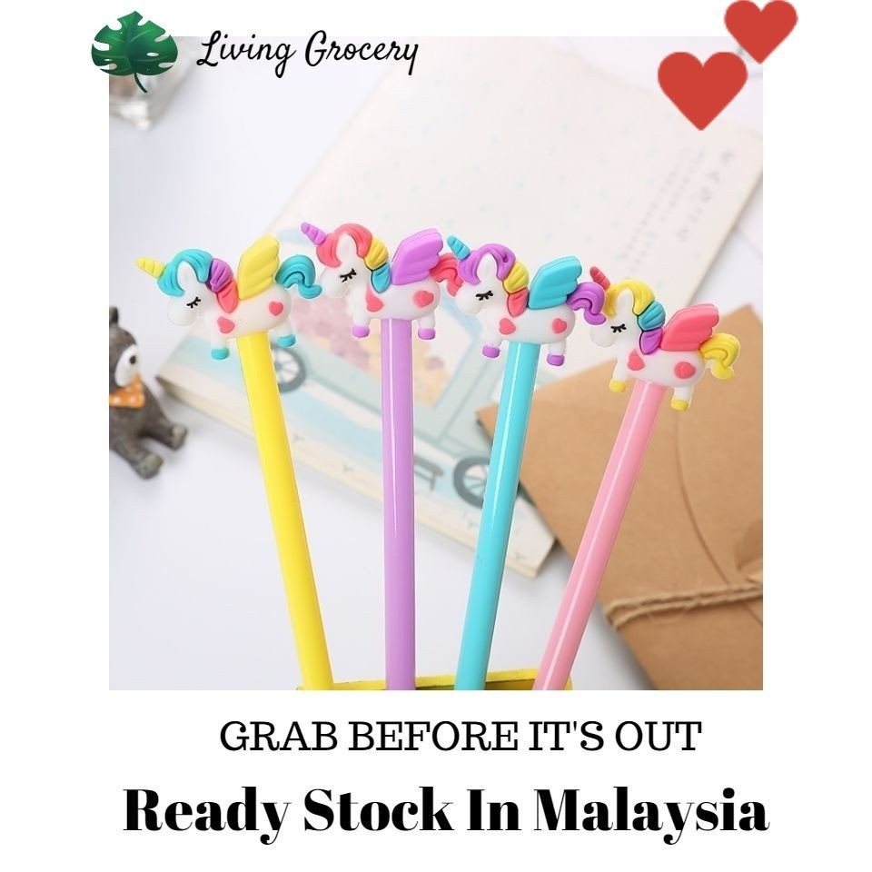 Pen Dakwat (Unicorn Theme Cartoon Pen) | Shopee Malaysia