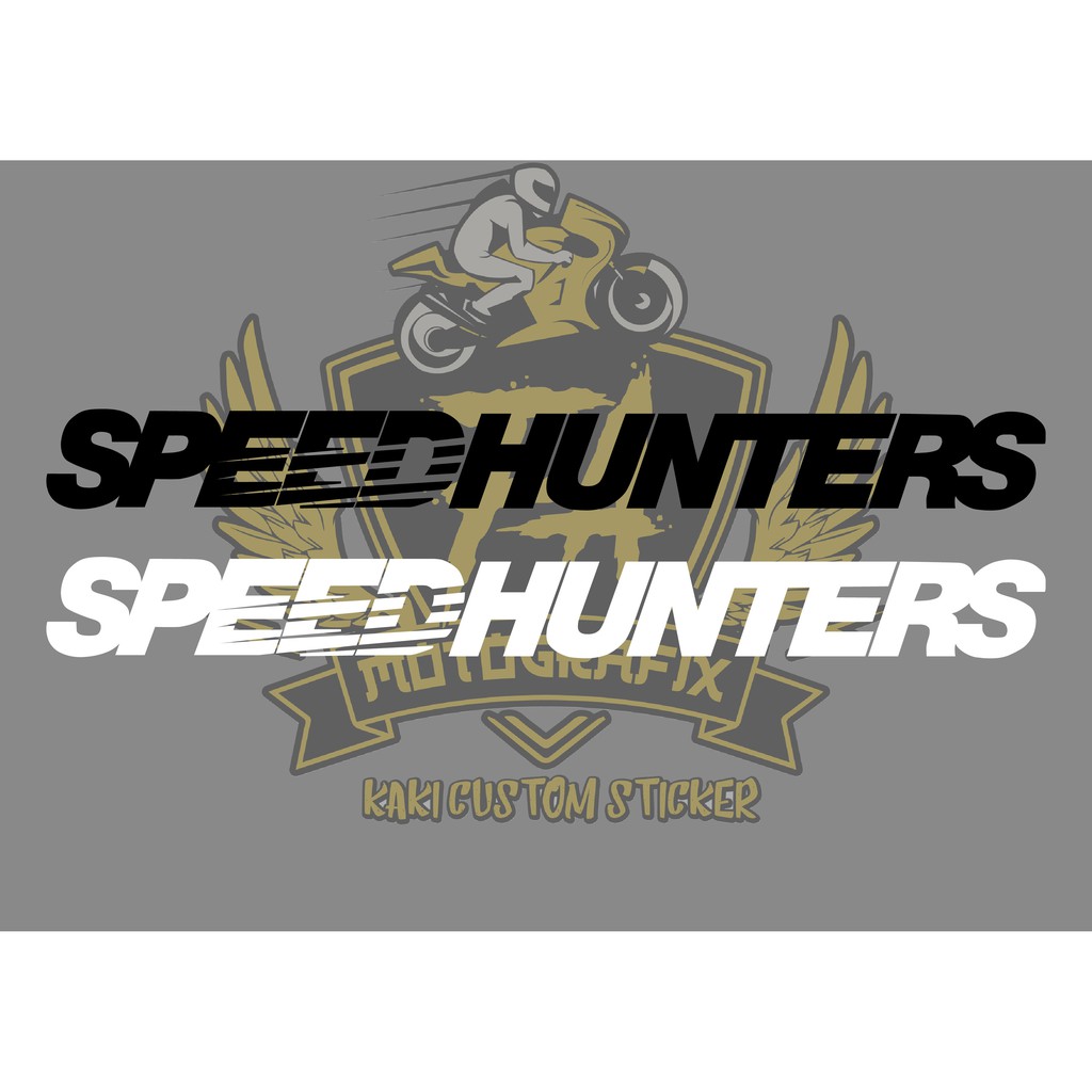 STICKER SPEEDHUNTERS FOR CAR STICKER WITHOUT BACKGROUND | Shopee Malaysia