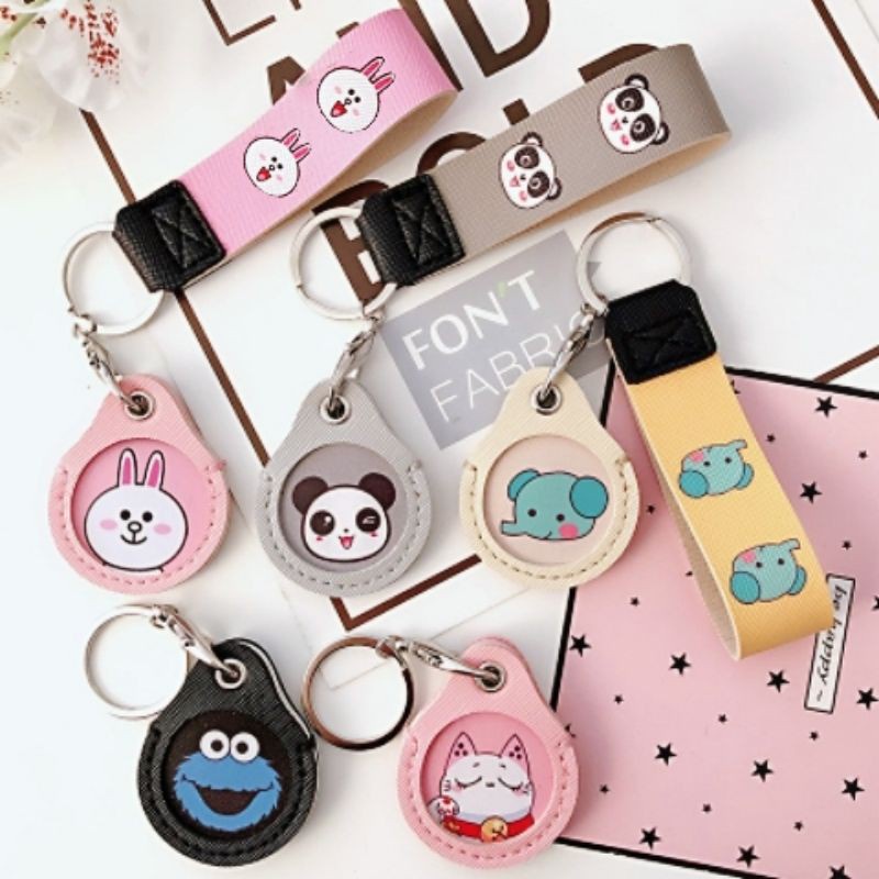 Cartoons Series1 RFID access tag cover keychain with handstrap card ...