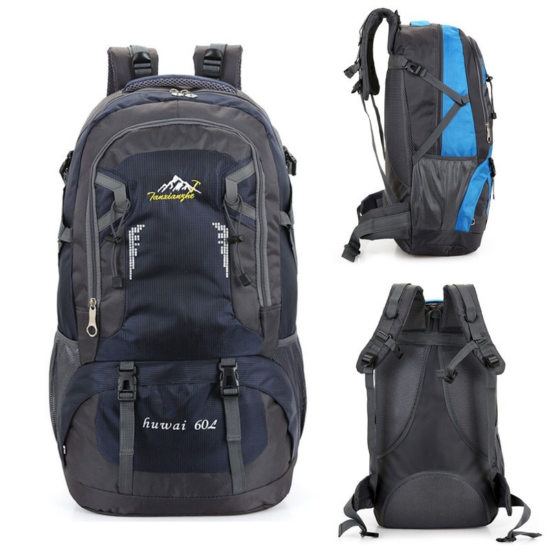 60L/40L Waterproof Outdoor Backpack Hiking Camping Sports Daypack Bag ...