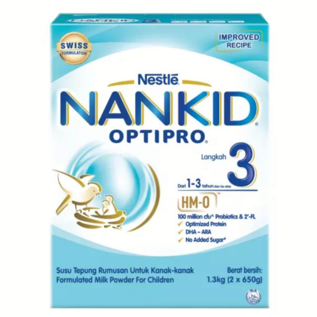 NESTLE NANKID OPTIPRO STEP 3 1.2kg Exp5/2025 | Shopee Malaysia