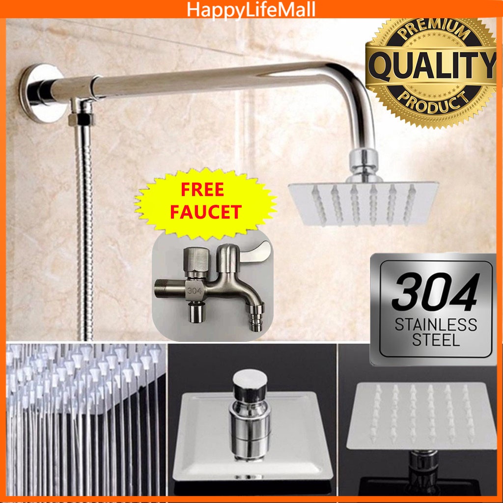 1-3Days Delivery Best Stainless Steel 304 Square Shower Set With Two ...
