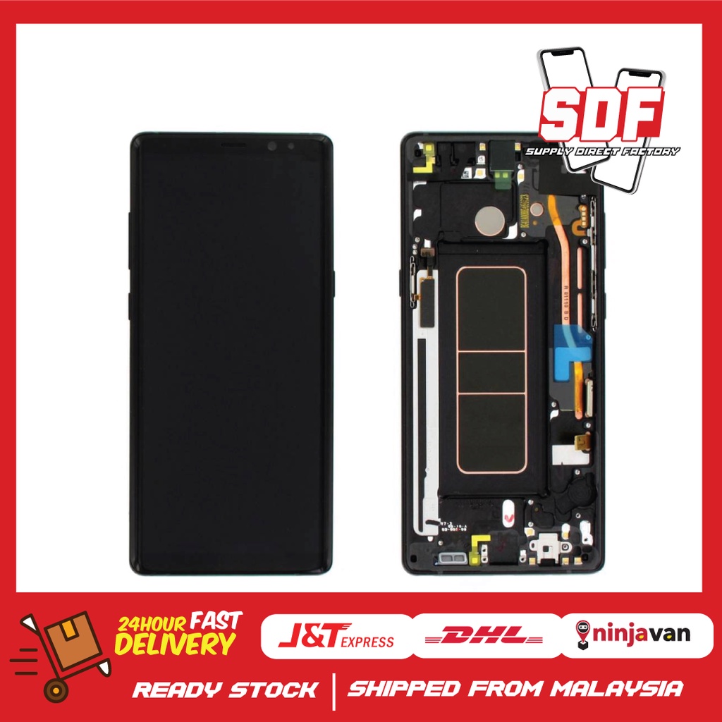 Samsung Galaxy NOTE 8 (FRAME) N950 LCD Touch Screen Digitizer ORIGINAL ...
