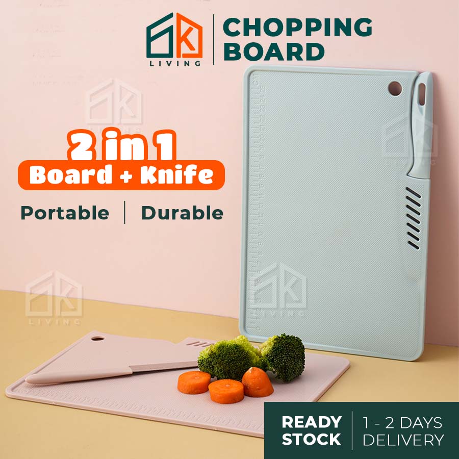 FREE Knife🎁Cutting Board kitchen tools papan pemotong Chopping Boards ...