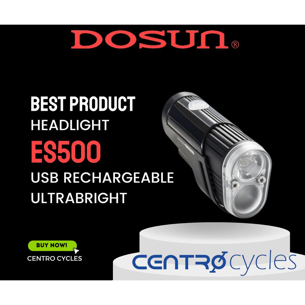DOSUN Bicycle USB Rechargeable Headlight - ES500 (MADE IN TAIWAN ...