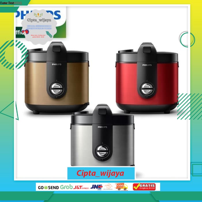 Philips Magic Com HD-3138 New Pot Rice Cooker 2 L Premium Rice Cooker ...