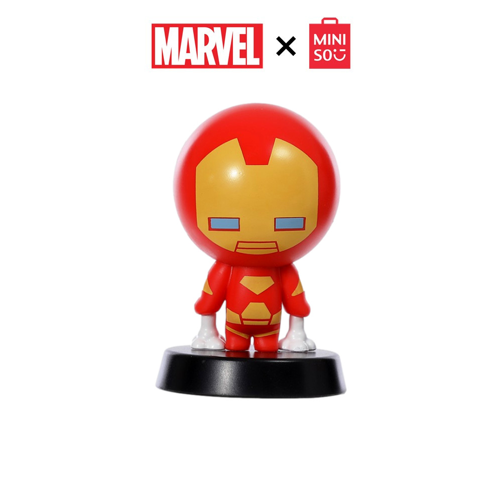 MINISO X MARVEL Car Decoration Figurines Iron Man / Black Widow ...
