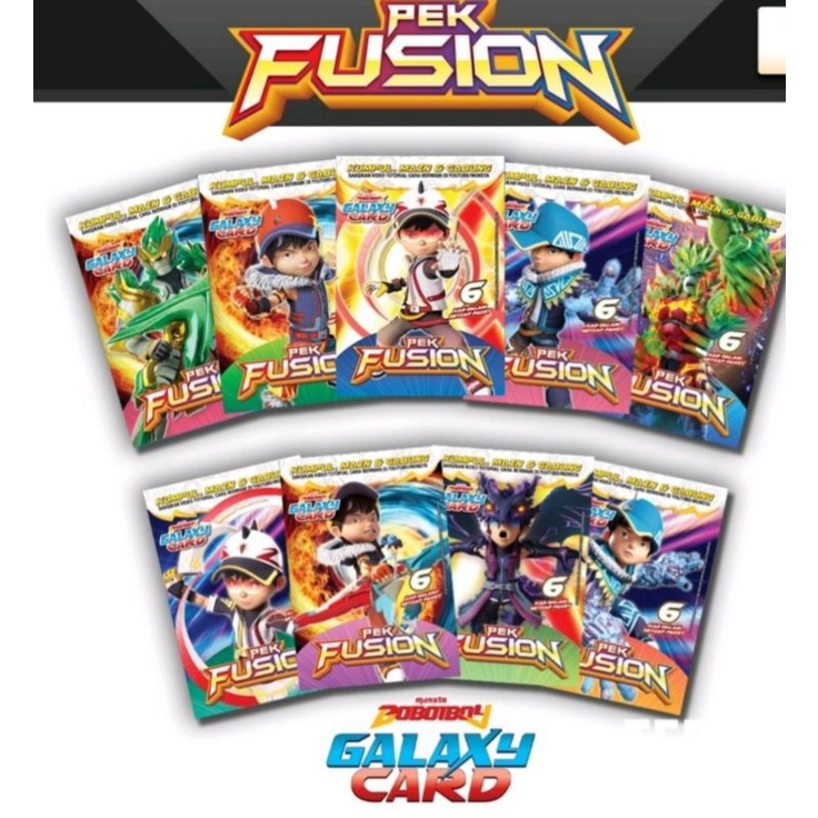 BoBoiBoy Galaxy Card Set : Pek Fusion (54 Cards) | Shopee Malaysia
