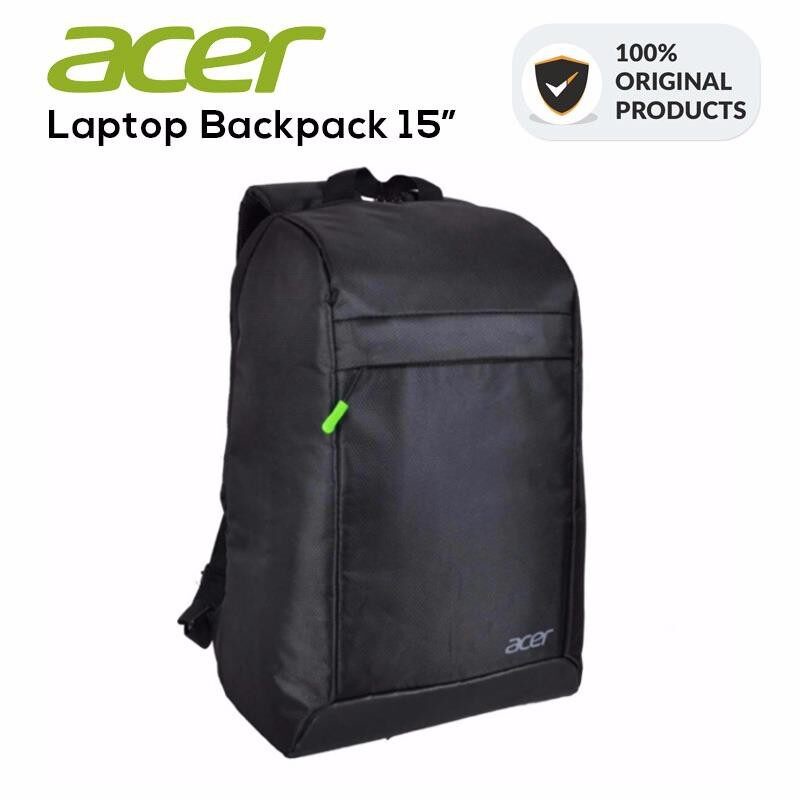 Acer Genuine 15.6 Laptop Value BackPack Bag (Black) | Shopee Malaysia