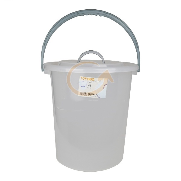 30L Handy Pail with Cover 8008WC Toyogo - Pail with Lid Large Bucket ...