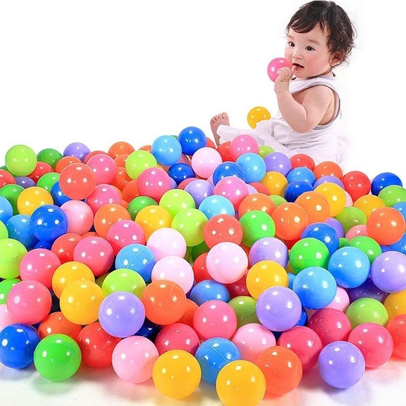 100pcs Soft Ocean Ball Colorful Baby Play Balls Toys BABY | Shopee Malaysia