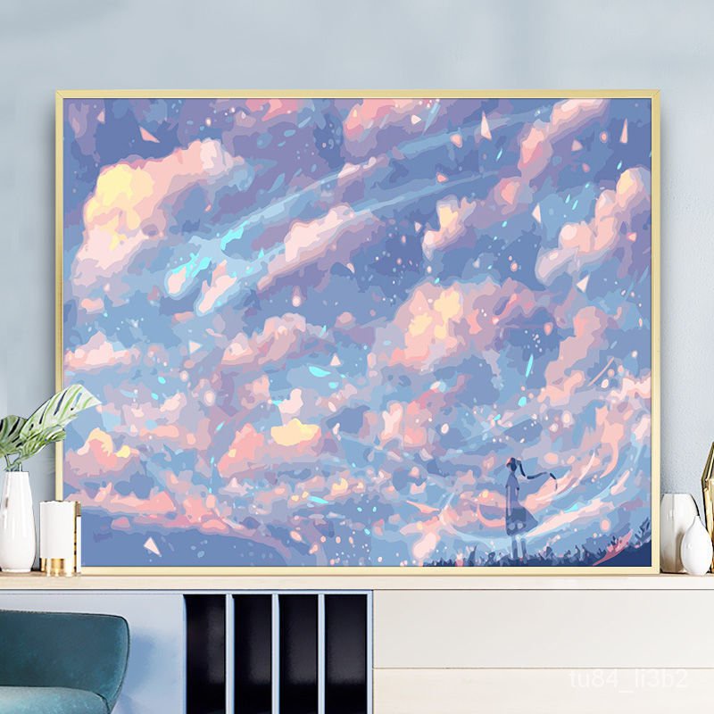 ydiyNombor Pemandangan Bunga Haiwan Isikan Warna Tangan Dicat Karakter ...