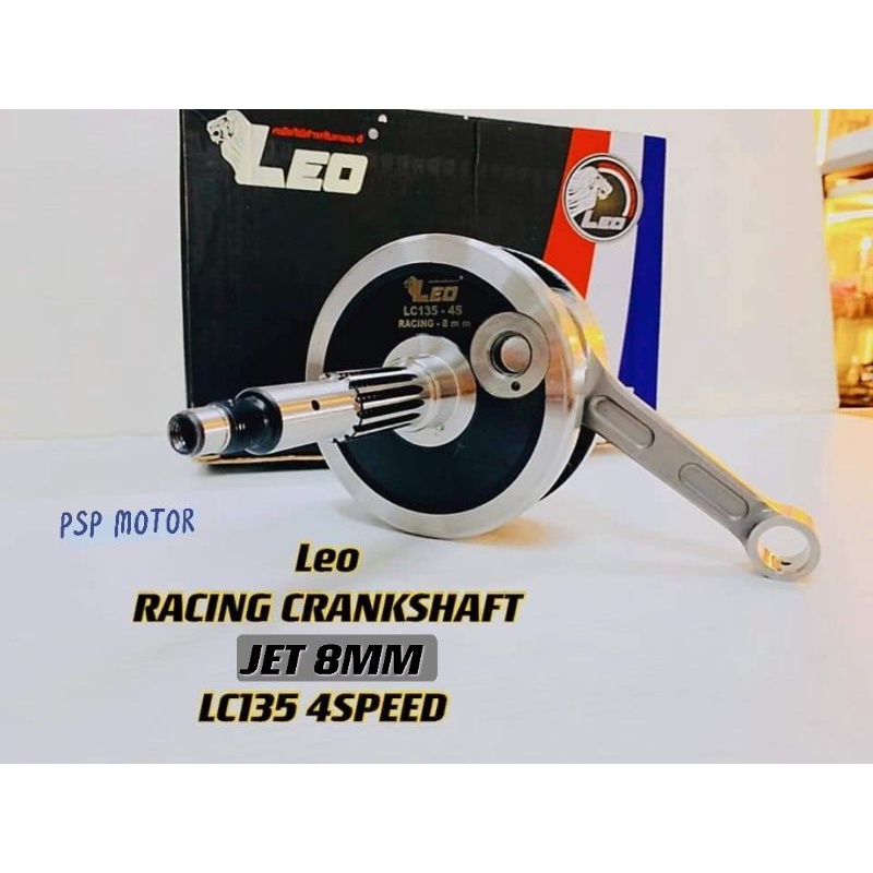 Y15ZR/5S RACING CRANKSHAFT CNC PORTING FULL SET {LEO} +4.65MM ROD 102 /LEO W125 JET 2MM PNP EX5 ...