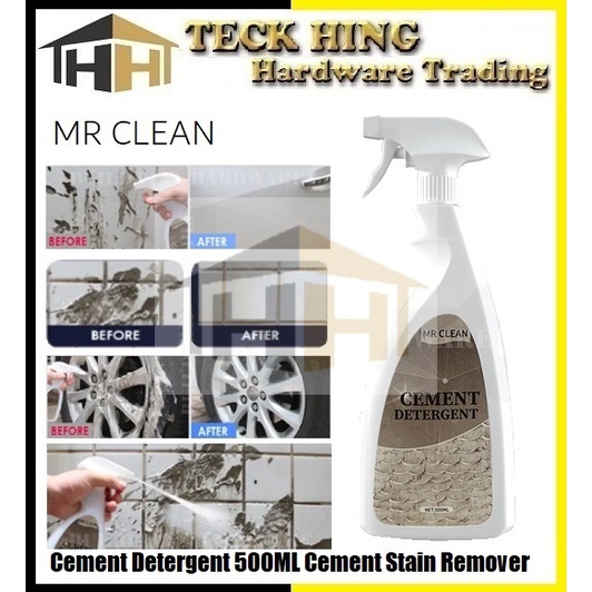 MR CLEAN Cement Detergent 500ML Cement Stain Remover Cleaning Pencuci ...