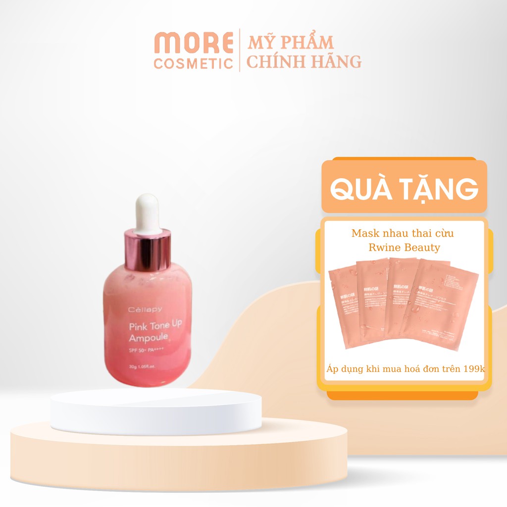 CELLAPY Celapy Pink tone Up Ampoule Essence SPF50+ PA++++ whitens and ...