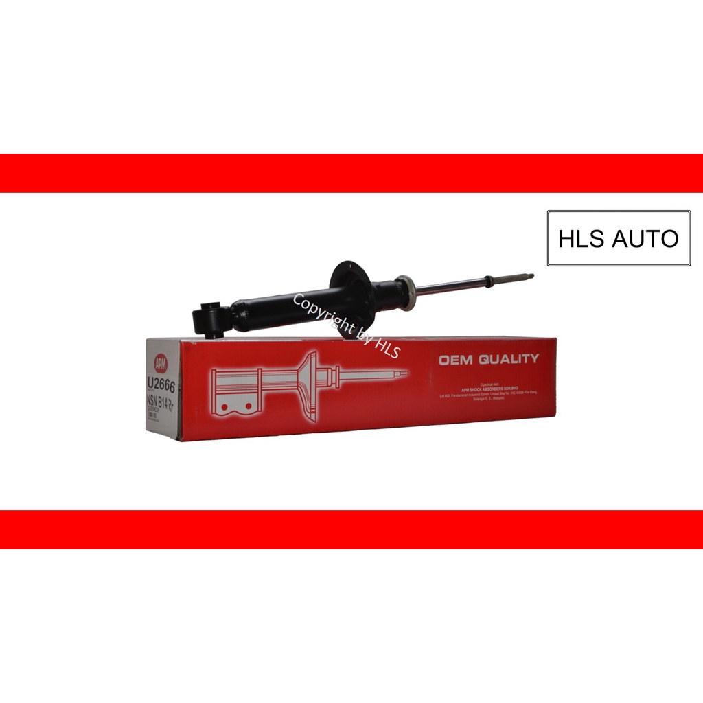 Nissan Sentra B14 Original Apm Rear Gas Absorber (2pcs) | Shopee Malaysia