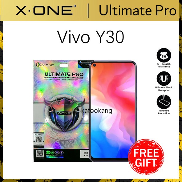 Vivo Y30 X-One Ultimate Pro Screen Protector - Silver ( Free Gift ) | Shopee Malaysia