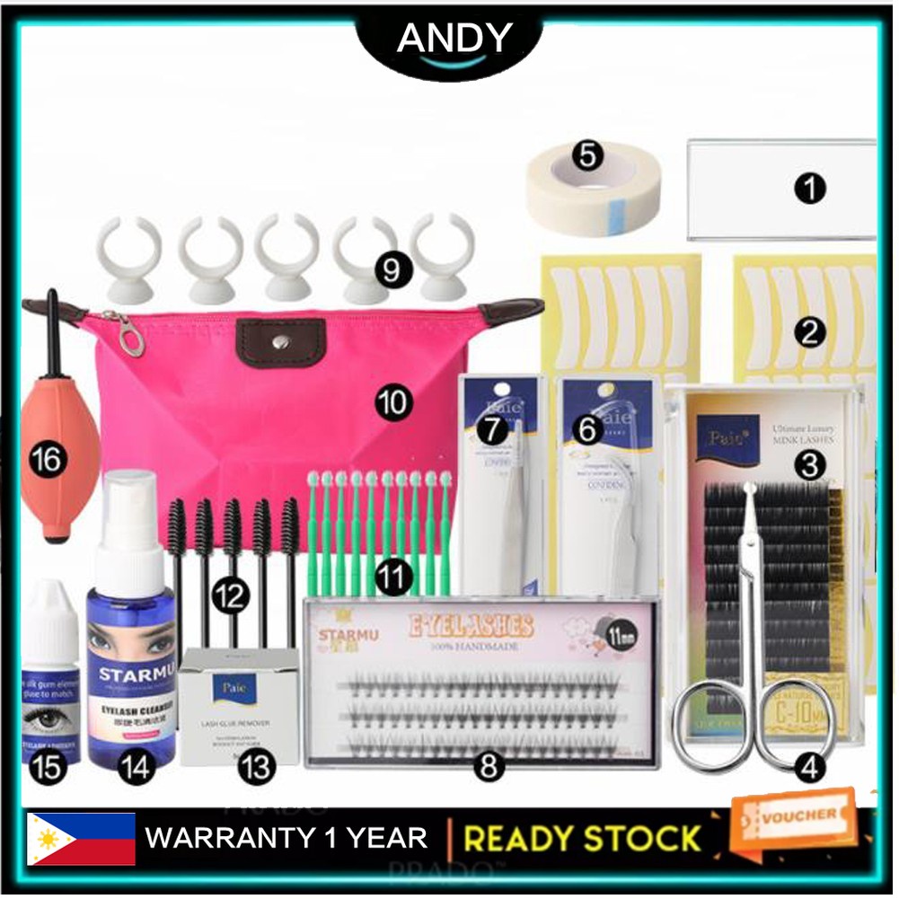 eyelash kit Lash Starter Pro Kit Eyelash Extension Beginner | Shopee ...