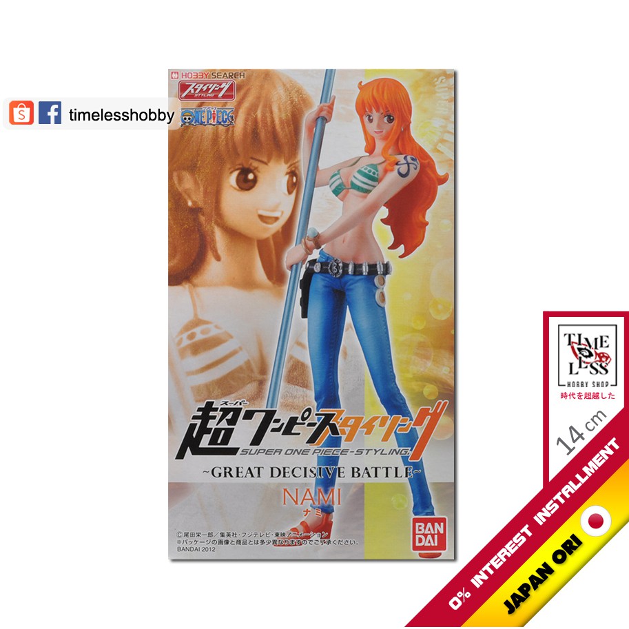 BANDAI Super Styling Nami Figure Great Decisive Battle One Piece 正版 日版 ...