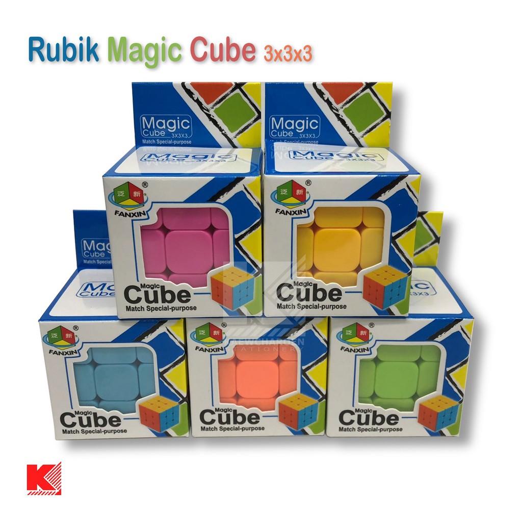 Rubik Magic Cube 3x3x3 Entry Level E04549 | Shopee Malaysia