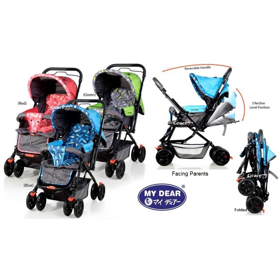 My Dear Baby Stroller Facing Parents 18001 mp | Shopee Malaysia