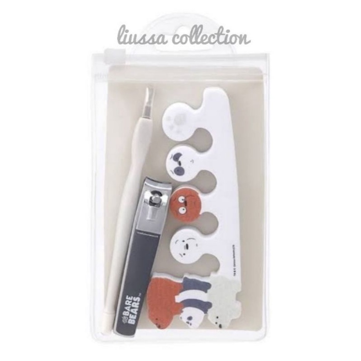 Miniso Manicure Set - We Bare Bears Manicure Set | Shopee Malaysia