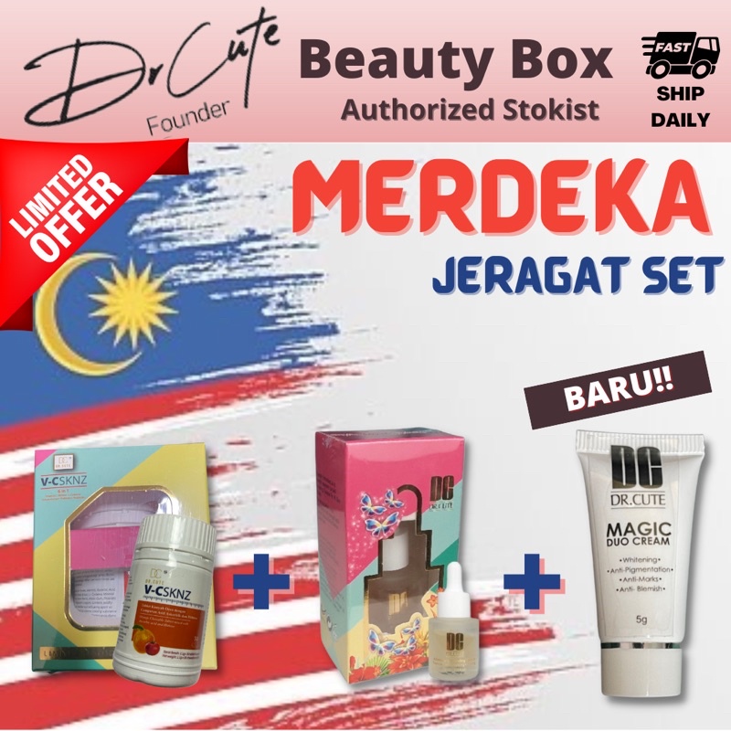 Dr Cute Merdeka Jeragat Box Limited Edition | Shopee Malaysia