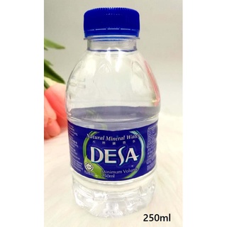 DESA Mineral Water (250ml x 12 Bottles x 2 Packs (24 Bottle) maximum 4 ...
