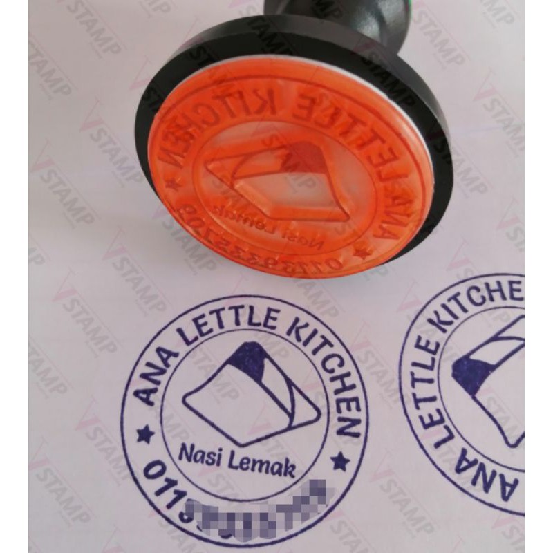 Rubber stamp Round - cop bulat / cop company(WITH OUT INK) Sabah /Sarawak Cod | Shopee Malaysia