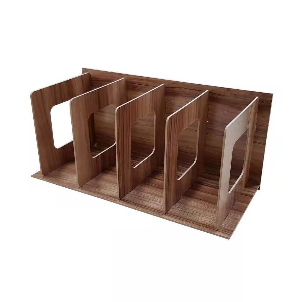 Rak Susun Buku Rak Kayu Penghadang Buku Wooden Dekstop Book Rack/ DIY ...